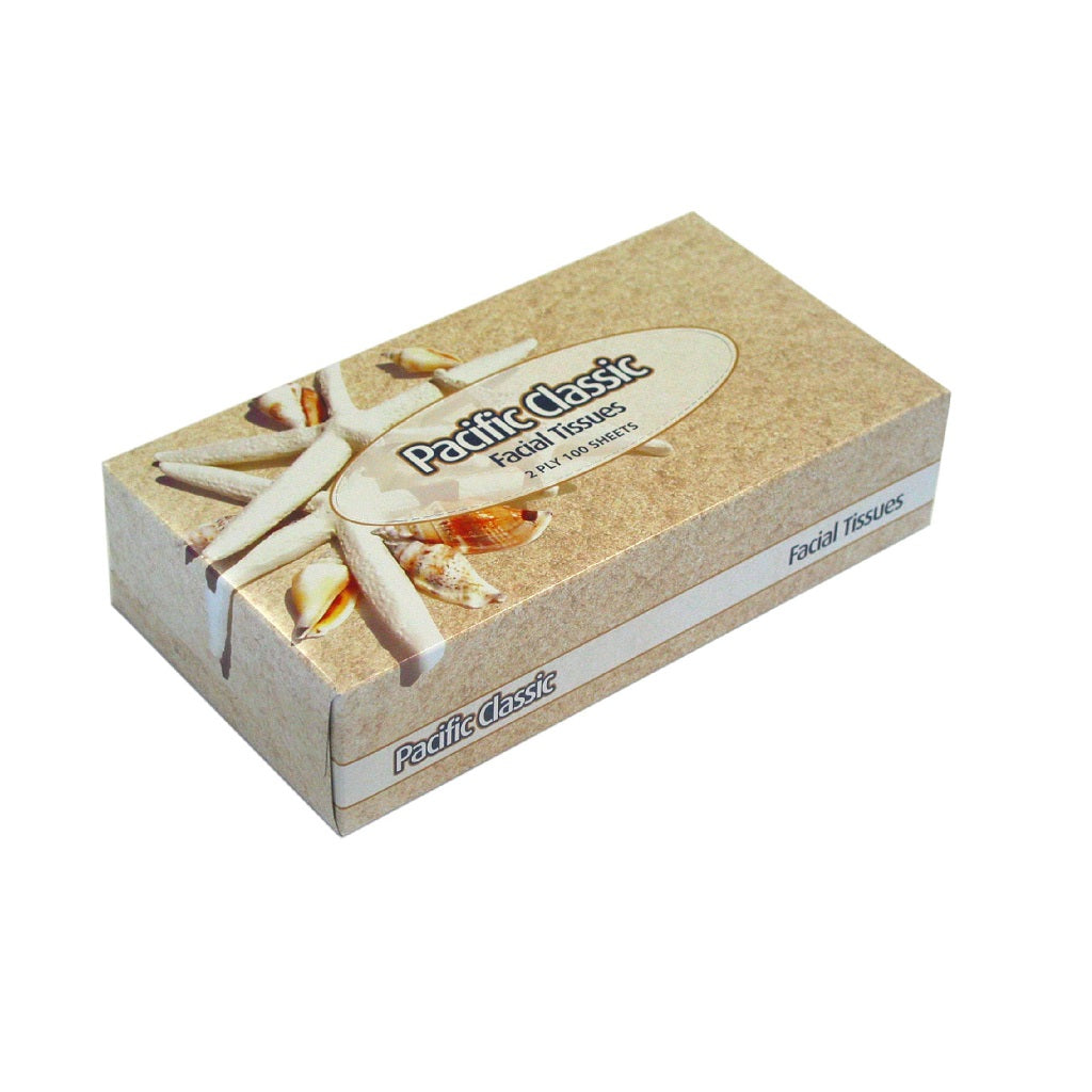 Pacific Classic Facial Tissue 2-Ply 100 Sheets – Safety Exp