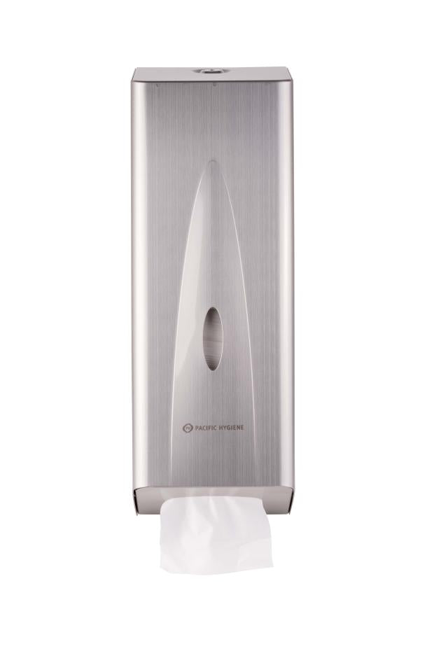 Stainless Steel Interleaved Tissue Dispenser – Safety Exp