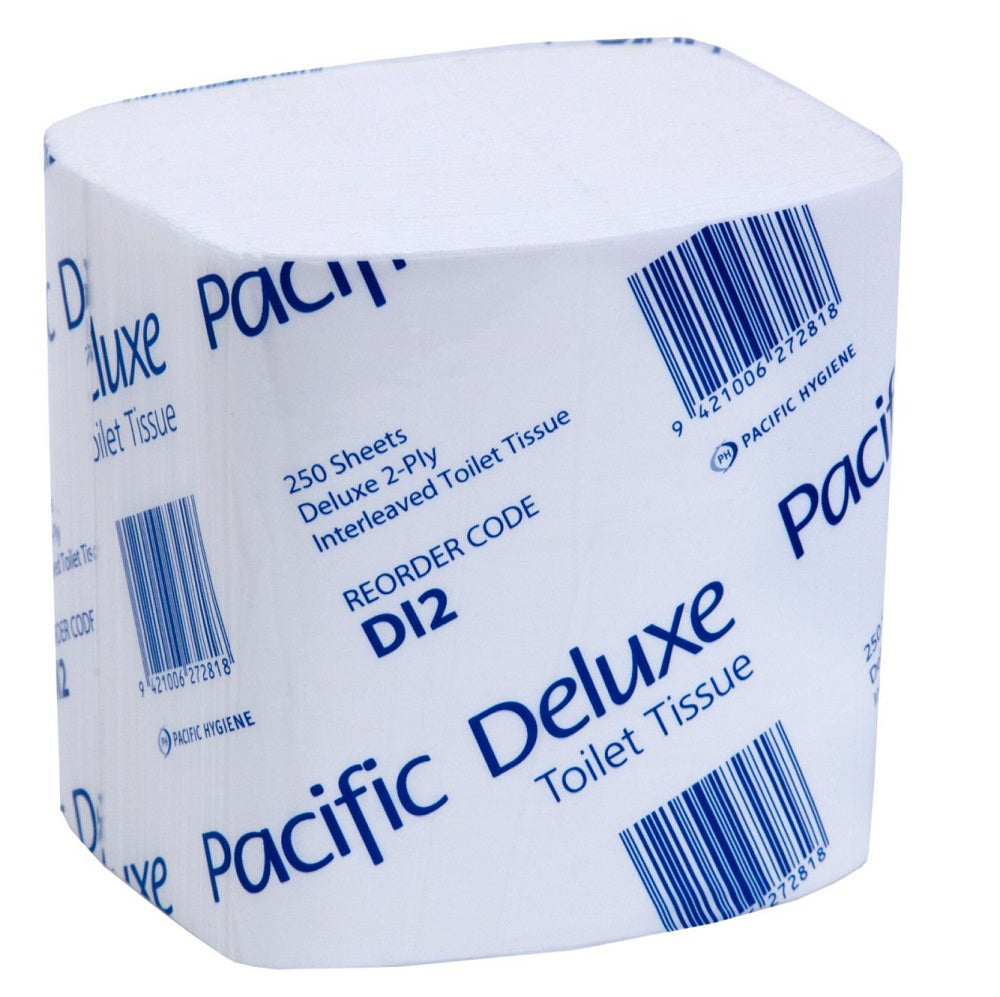 Deluxe Interleaved Tissue 2-Ply 250 Sheets Carton (36 Packs) – Safety Exp
